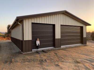 China Prefabricated Steel Structure Building Horse Riding Designs Metal Warehouse Shed for sale