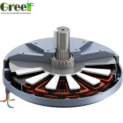 China Tipo de generador sin núcleo de 3 fases Torque de arranque bajo 16-20 polos en venta