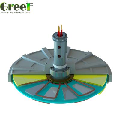 China Generador axial 3kw RPM baja Coreless de la energía alternativa del disco del flujo en venta