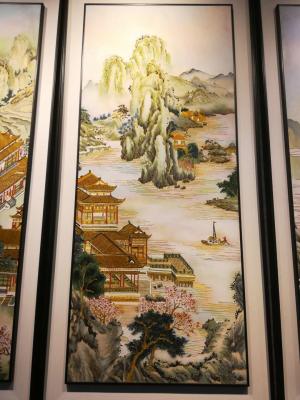 중국 맞춘 선물 스테인레스 금속 그림 장식적 그림 판매용