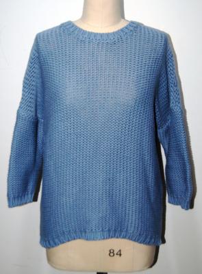 China De Sweater half Gedaald van comfortabele Vrouwen Marineblauwe Koker BGAX16263 Te koop