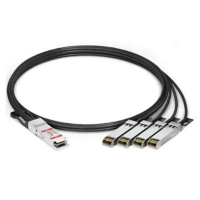 Китай 100 Гбит / с QSFP28 до 4x SFP25G кабель Breakout низкой задержки DAC кабели Cisco и аксессуары продается