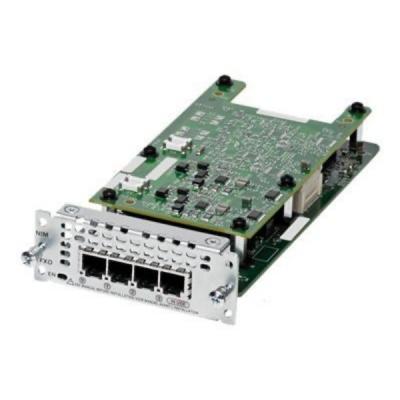 China Cisco NIM-4FXO= Module : 4FXO Ports For PSTN Connectivity & VoIP Integration Cisco Module for sale
