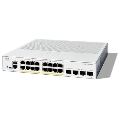 China 16 Gigabit PoE+ Ports , 10G SFP+ , Stackable Cisco Switch For SMB Networking for sale