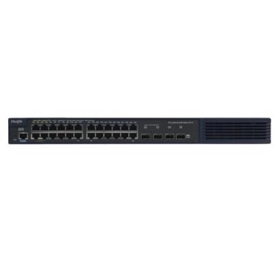 China 24-Port Gigabit Ruijie Switch With 10G SFP+ & PoE+ Support Layer 2 Managed Web/CLI Control for sale