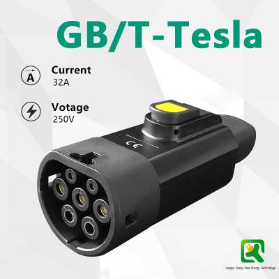 China GBT NACS Portable EV Adapter 240V Operation Voltage 32A Output Current for Portable Car Charging Station NACS GBT for sale