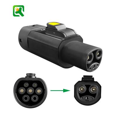 China GBT NACS Portable EV Adapter 240V Operation Voltage 32A Output Current for Portable Car Charging Station NACS GBT for sale