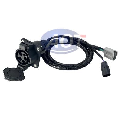 China Type 1 EV Inlet Socket J1772 16A/32A EV Charging Plug To Aptiv 13510099 6189-0165 Adapter Cable for sale