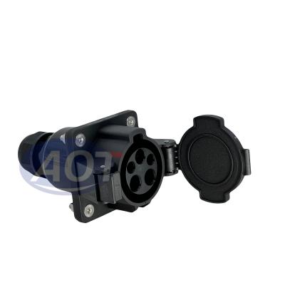 China 220V-250V 32A/50A SAE J1772 Connector Type 1 EV Socket for Charging Station EV Vehicle for sale