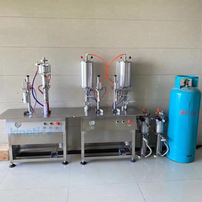 China LPG Gas Cylinder Filling Machine/ Semi Automatic Filling Machine / WD40 Aerosol Filling Machine for and Accurate Filling for sale