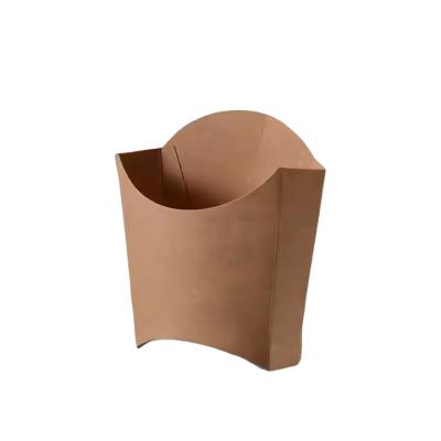Customized french fry packaging box Eco-friendly and recyclable cardboard fast