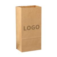 China Flower Store Bulk Paper Sacks Brown Kraft Paper Bags With Ribbon Handle supplier China Flower Store Bulk Paper Sacks Brown Kraft Paper Bags With Ribbon Handle supplier