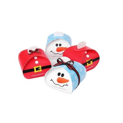 Cina Carta Kraft rivestita individuale Piccole scatole regalo per il Festival di Cupcake con confezioni personalizzate di Natale per Babbo Natale in vendita