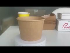 ODM Cartão de Papel Kraft Containers de comida chinesa para levar Caixas de alimentos com tampa