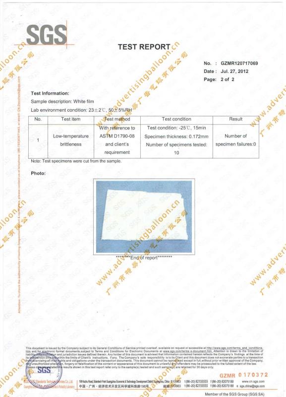 ASTM D1790-08 - Guangzhou Troy Balloon Co., Ltd