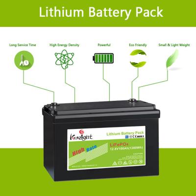 中国 LiFePO4リチウム鉄の隣酸塩電池のパック12V 100AhのSolar Energy貯蔵システム 販売のため