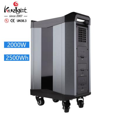 Cina La centrale elettrica solare mobile 2000W di BMS 2500Wh ha prodotto l'alimentazione elettrica di sostegno in vendita