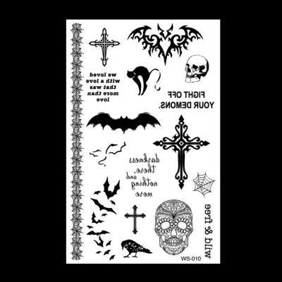 Cina Trucco temporaneo facciale dell'occhio dell'autoadesivo del tatuaggio di Halloween rispettoso dell'ambiente in vendita