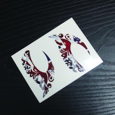 Cina Il bello trucco temporaneo dell'occhio tatua il colore e la dimensione su misura autoadesivi in vendita