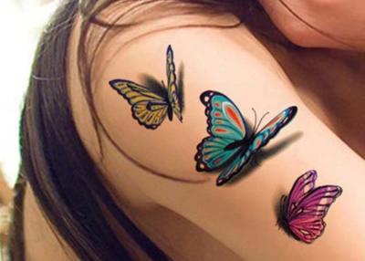 Cina Autoadesivi svegli del tatuaggio del corpo del fumetto dei bambini, carta temporanea personale del tatuaggio in vendita