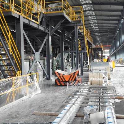 Cina Linea di alluminio del coil coating di colore con il livellatore del rullo in vendita
