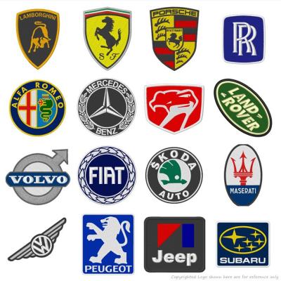 中国 OEM Logo Embroidery Patch Custom Your Companyのロゴの鉄 販売のため