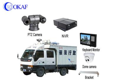 China Strong Light Vehicle PTZ Camera Roof Mounted Forensic Display 360 Degree Rotation for sale