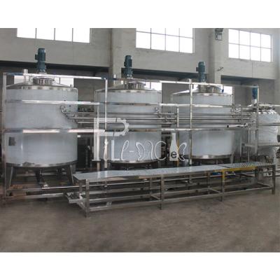 중국 1000L/H-3000L/H 완전한 혼합된 음료용 차 여지는 주스 사전 준비 라인 식물 시스템을 맛을 냈습니다 판매용
