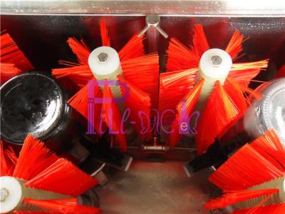 Chine Double machine semi automatique de nettoyage de bouteilles en verre de têtes pour la ligne remplissante de boisson à vendre