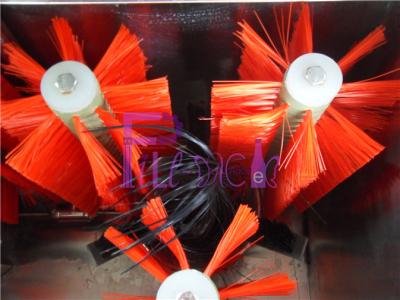 Chine Double machine semi automatique de nettoyage de bouteilles en verre de têtes pour la ligne remplissante de boisson à vendre