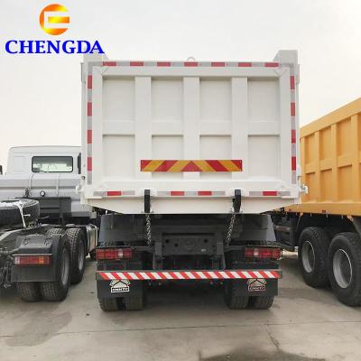 중국 좌익 스티어링 시노트룩 하우오 6x4 덤프 트럭 사용 375hp 10 바퀴 20CBM 티퍼 트럭 판매용