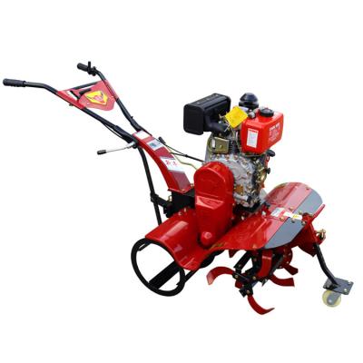 Cina 186F Motore diesel a quattro ruote motrici Mini Power Tiller Cultivator per l'efficienza agricola in vendita