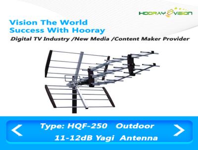 Cina Frequenza ultraelevata all'aperto direzionale 50W 11dBi dell'antenna di Digital TV con il connettore di F in vendita