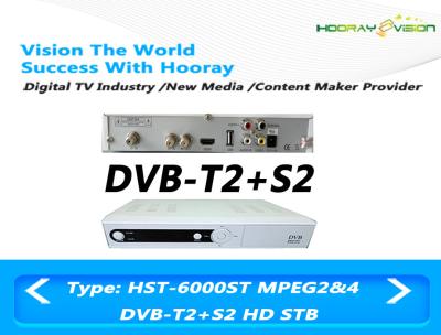 Cina Decoder doppio di Digital del T2 del sintonizzatore DVB, ricevitore terrestre di AVC Digital TV in vendita