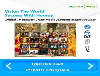China Creación del contenido del ISO Digital Media para la guía de EPG en la plataforma de IPTV OTT DVB en venta