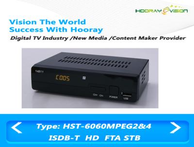 Cina T2 di Dvb del decoder del MPEG 4 AVC H.264 FTA ISDB-T con PVR USB Media Player in vendita