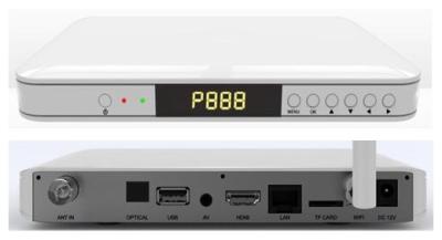 Cina Decoder di Digital del T2 di H.264 H.265 Wifi Android Dvb, decodificatore terrestre di MPEG-2 AVS Divx Digital TV in vendita