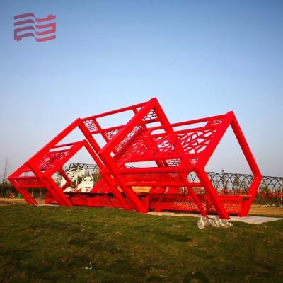 Cina Caratteristica regionale in stile europeo Parco di sculture metalliche su larga scala Progettazione professionale in vendita