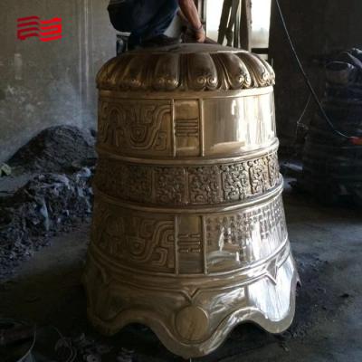 中国 古代 の 井戸 の よう な 外見 組み合わさ れ た 工芸 的 な 鋳造 で 造られた 大型 の 銅 鐘 販売のため