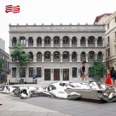 Cina Sculture paesaggistiche in acciaio inossidabile per esterni in vendita