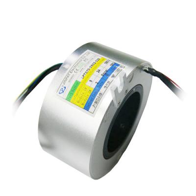 China Rotary Electrical Through Hole Slip Ring 300rpm Inner Diameter 70mm for sale