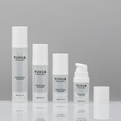 中国 カスタマイズされたロゴの円形5ml 10ml 15ml 25mlの真空のプラスチックびん 販売のため