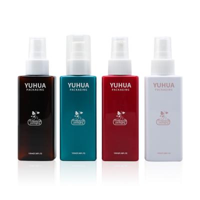 Cina Placchi la bottiglia quadrata dell'ANIMALE DOMESTICO 100ml con lo spruzzatore della pompa in vendita