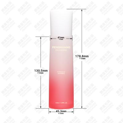 Cina Su misura imbiancando il vetro della lozione dell'essenza imbottiglia la pendenza 120ml rossa in vendita