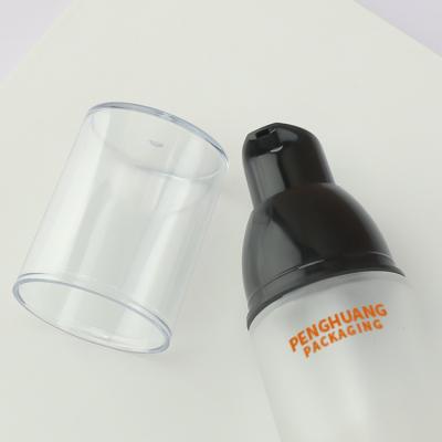 Cina La pompa di vetro della lozione del cilindro imbottiglia i contenitori liquidi vuoti del fondamento della radura 30ml in vendita