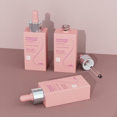 中国 オーダーメイド 30ml セラム ドラッパー ボトル 化粧品 皮膚ケア用 ドラッパーキャップ 販売のため