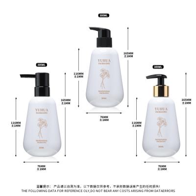 Cina Flascia di shampoo e condizionatore di plastica personalizzabile 300 ml Stampaggio a caldo in vendita