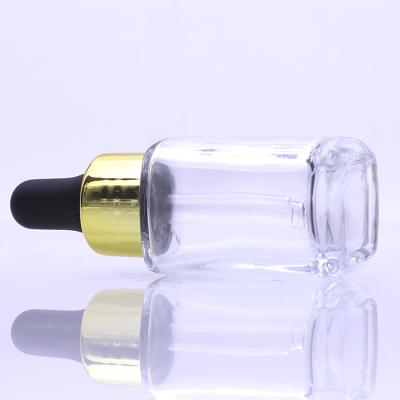 China Van het het Serumdruppelbuisje van de huidzorg de Flessen Lege Vierkante 20ml ontruimen Kleur Te koop