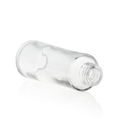 China impressão líquida da tela da garrafa da fundação 50ml com tampão claro à venda