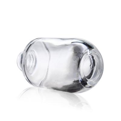 China Fundación líquida de cristal vacía clara de la botella 30ml de la bomba con la bomba en venta
